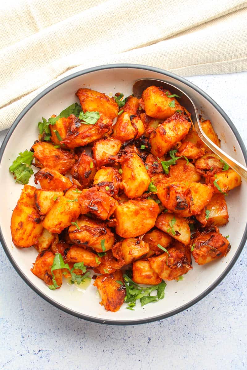 Turkish Potato Recipe - Tavada Patates Salatasi - A Is For Apple AU
