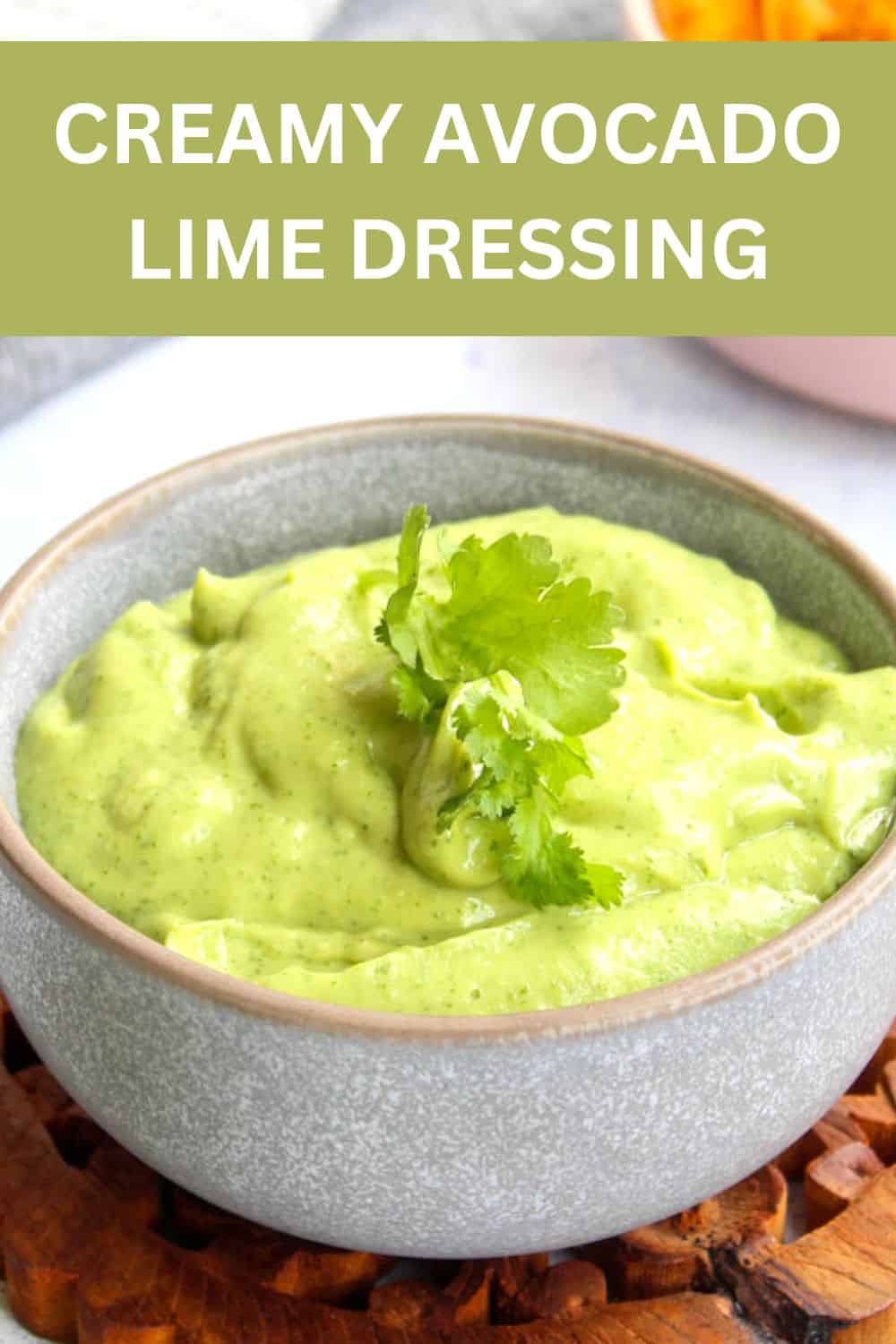 Creamy Avocado Lime Dressing Recipe – A Is For Apple AU