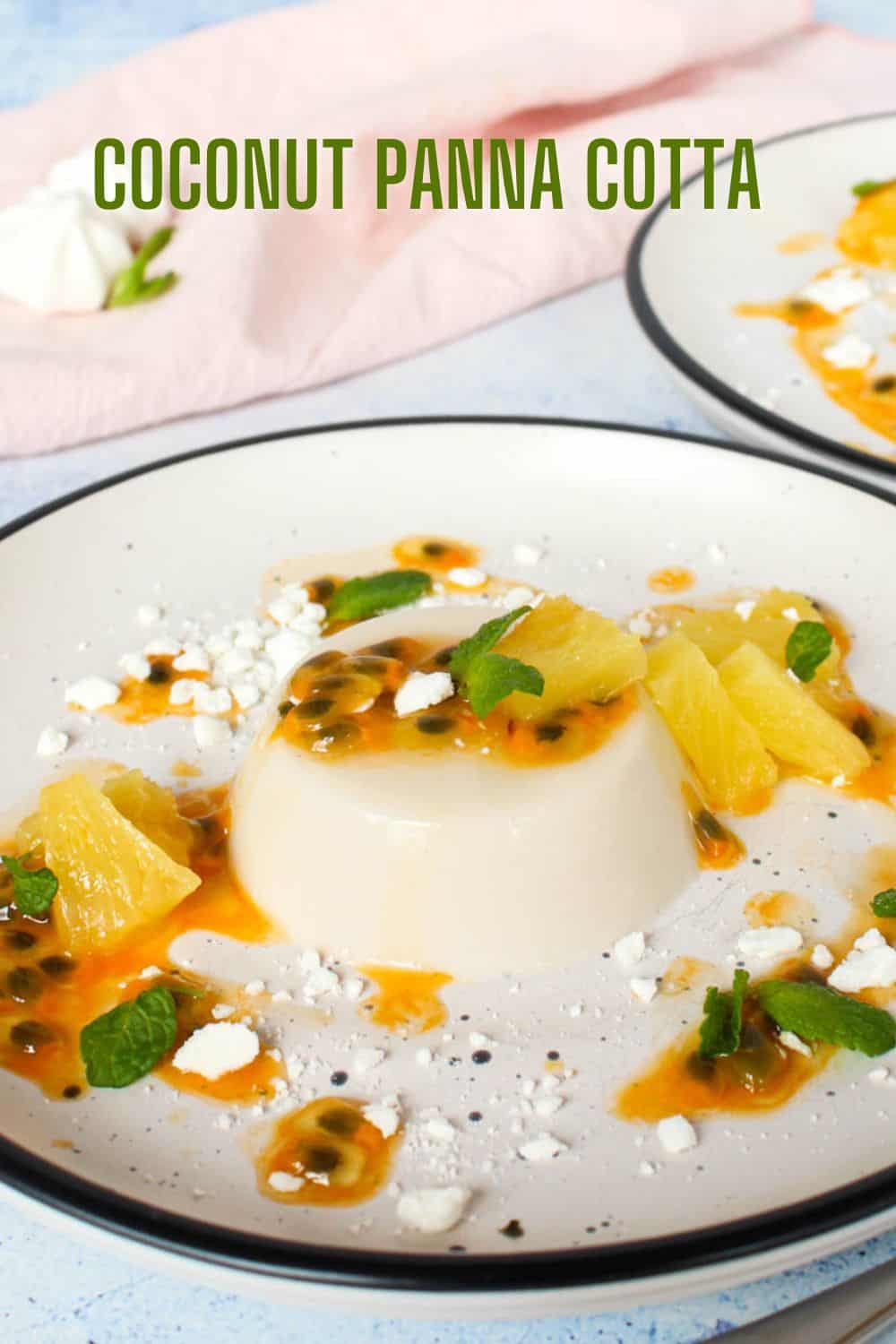 Easy Coconut Panna Cotta Recipe - A Is For Apple AU