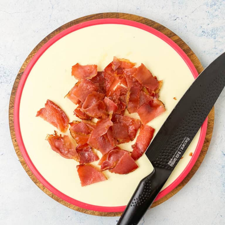 Easy Creamy Pasta Salad with Crispy Pancetta – A Is For Apple AU