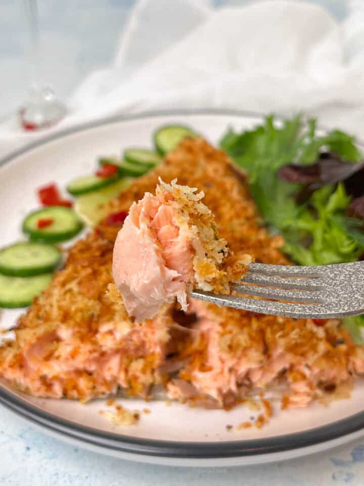 Coconut Crusted Salmon – Easy and Delicous – A Is For Apple AU