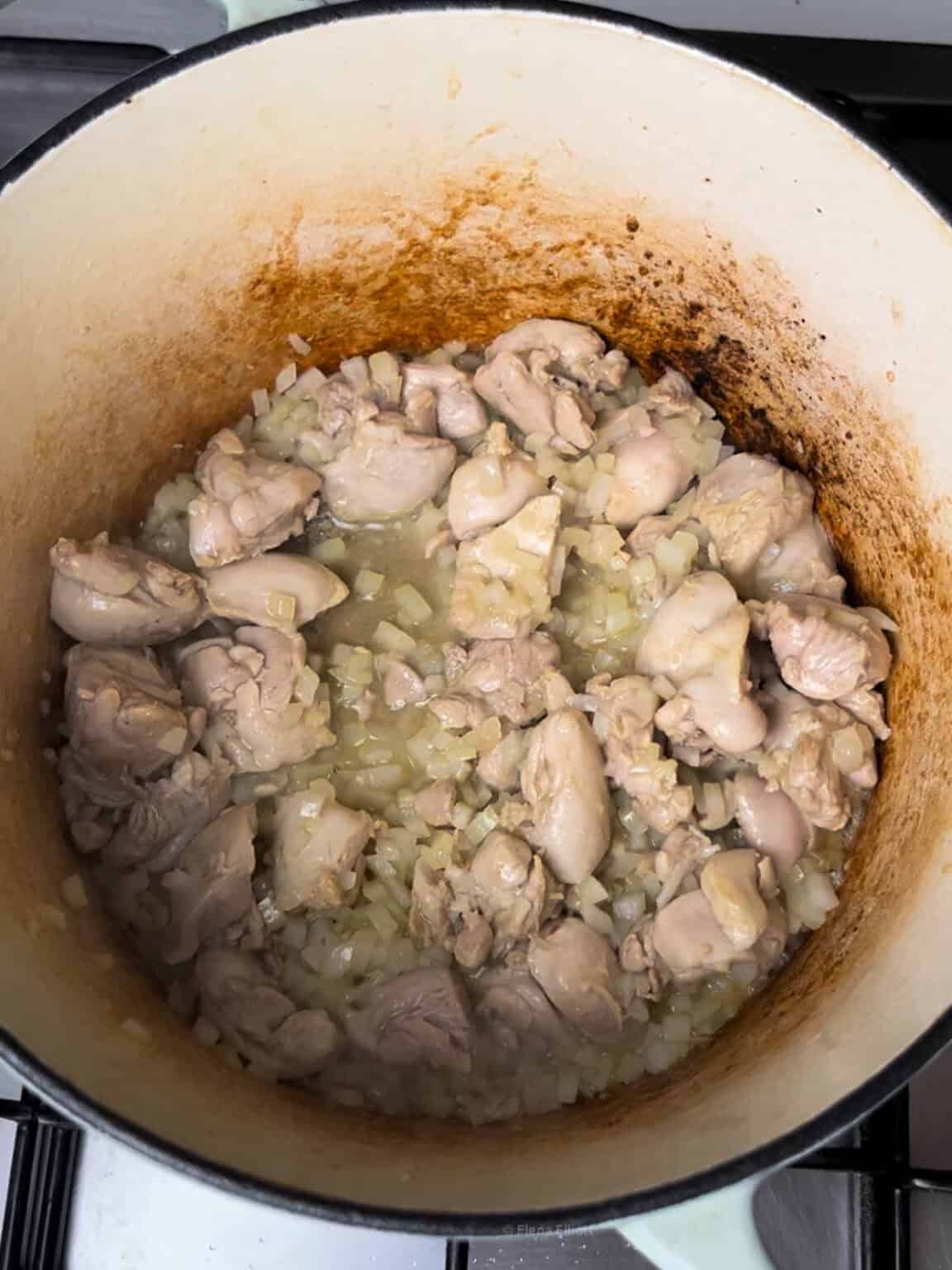 Easy One-Pan Chicken and Rice - Aka Plov - A Is For Apple AU